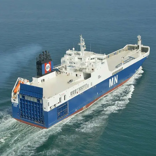 Roro, navire roulier Tangara - Compagnie Maritime Nantaise